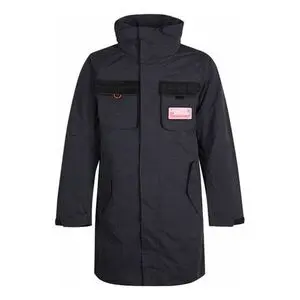 JORDAN Air Hooded Long Jacket - Black