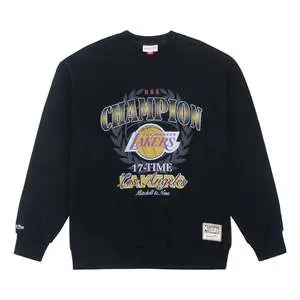 Mitchell & Ness X Nba Golden State Warriors 17 Times Champion Sweatshirt - Black