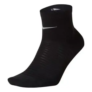 Nike Spark Lightweight Mid Calf Sports Training Socks - Black