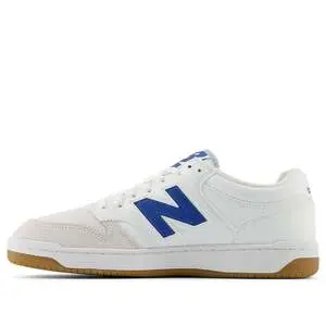 NEW BALANCE New Balance 480 Low Top Lace-Up Sneakers White/blue