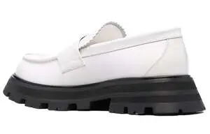 Alexander McQueen Wander Loafer Shoes - White/black