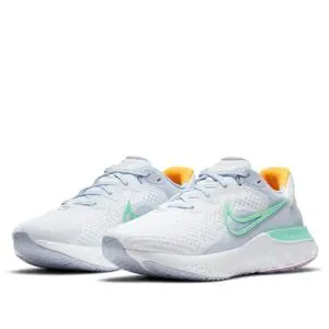 Nike Renew Run 2 Athletic Sneakers - White/green/