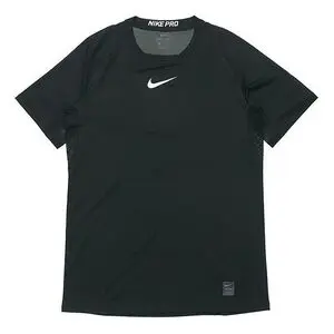 Nike Pro Short Sleeve Training Tight - Black