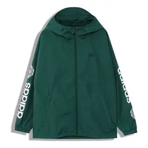 Adidas Originals Regen Wbreaker Hooded Windbreaker Jacket - Green