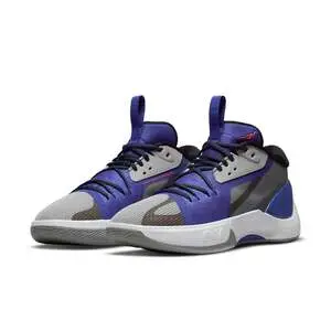 JORDAN Zoom Separate Pf Basketball Shoe - Grey/blue