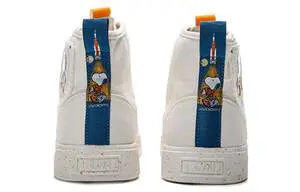 ANTA X Snoopy High Top Canvas Sneakers