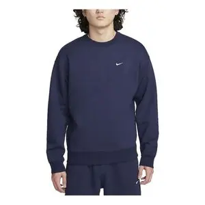 Nike Nike Solo Swoosh Fleece Crew 'midnight Navy' Blue