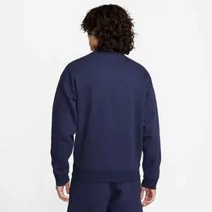 Nike Solo Swoosh Fleece Crew 'midnight Navy - Blue