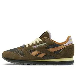 REEBOK Brain Dead X Classic Leather "fuzzy Suede" Sneakers - Brown