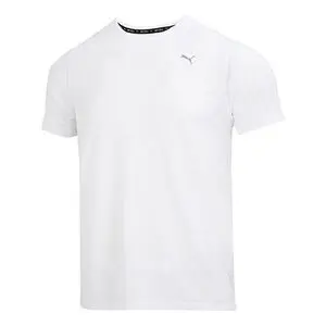 PUMA Training Logo T-shirt - White/grey