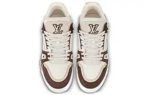 LOUIS VUITTON Trainers - Beige/brown/white