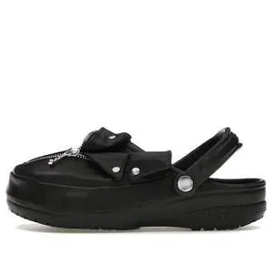 CROCS X Beams Classic Clog 'leather Riders - Black/silver