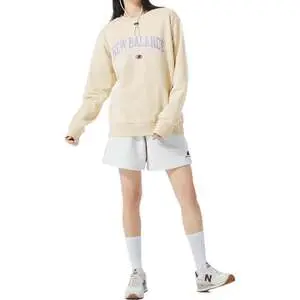 NEW BALANCE Logo Print Crewneck Pullover