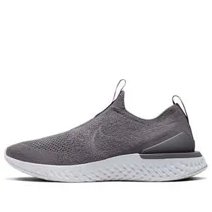 Nike Epic Phantom React Flyknit Athletic Sneakers - Grey