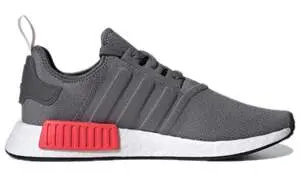 Adidas Nmd_r1 "grey Red" Sneakers - Grey/red