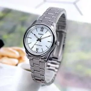 Casio Quartz Analog Stainless Steel Watch - Silver