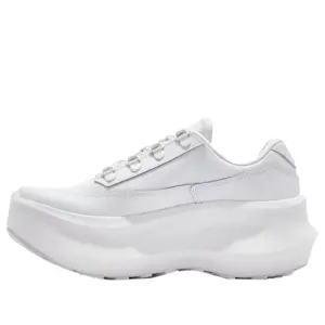 SALOMON Comme Des Garcons X Sr811 Leather Platform Sneakers - White