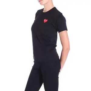 Play Comme Des Garcon Small Heart Logo T-shirt - Black