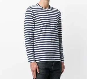 Play Comme Des Garcon Long Sleeve Striped T-shirt