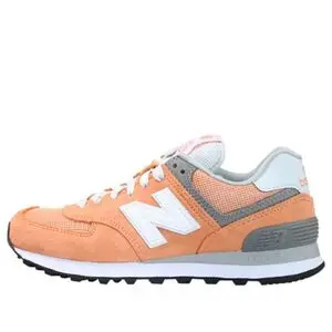 NEW BALANCE 574 Series Suede And Mesh Sneakers - Pink