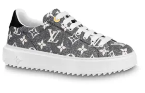 LOUIS VUITTON Time Out Sneakers - Grey/white/black