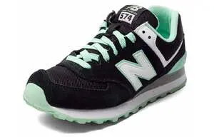 NEW BALANCE 574 Sneakers - Black/green
