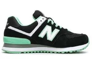 NEW BALANCE 574 Sneakers - Black/green