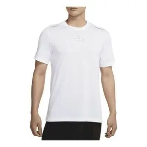 Nike Quick Dry Knit Casual Sports Short Sleeve - White