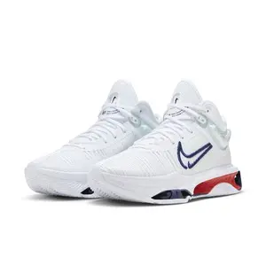Nike Zoom Gt Jump 2 Ep High Top Sneakers - White/navy/red