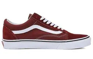 VANS Old Skool Low Top Suede Sneakers - Red