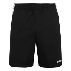 Adidas Stripe Logo Training Shorts - Black