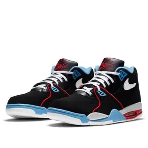 Nike Flight 89 Mid Top Sneakers - Black/blue/red