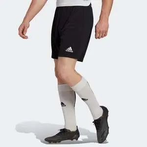Adidas Solid Color Logo Printing Straight Casual Shorts