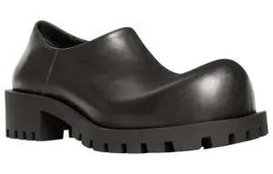 Balenciaga Hummer" Leather Block Heel Shoes