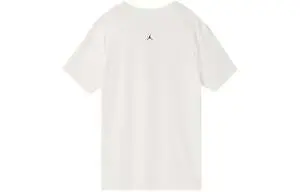 JORDAN Solid Color Round Neck Pullover Brand Short Sleeve T-shirt White