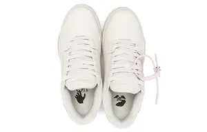 Off-White Out Of Office Arrow-motif Low-top Sneakers - Cream/pink