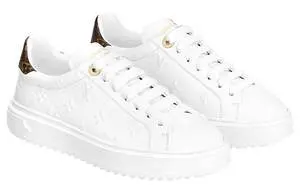 LOUIS VUITTON Time Out Sneakers - White/brown