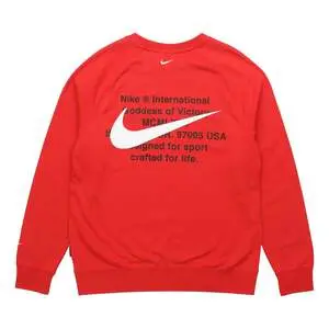 Nike Swoosh Crewneck Sweatshirt - Red