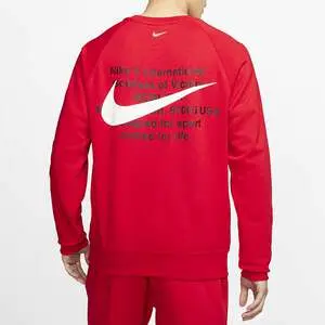 Nike Swoosh Crewneck Sweatshirt - Red