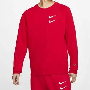 Nike Swoosh Crewneck Sweatshirt - Red
