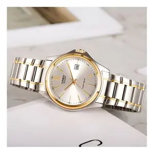 Casio Stainless Steel Quartz Analog Watch - Gold