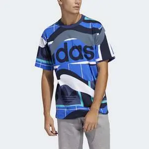 Adidas Originals Printed Crewneck Short Sleeve T-shirt