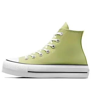 CONVERSE Chuck Taylor All Star Lift Platform High Top Sneakers - Light Green/white