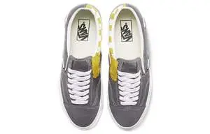 VANS Checkerboard Slip-on Sneakers - Grey/yellow
