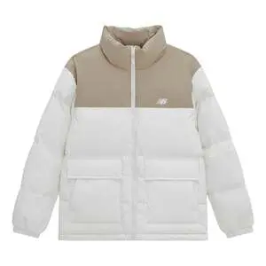 NEW BALANCE Nbx Academy Puffer Down Jacket - White/beige