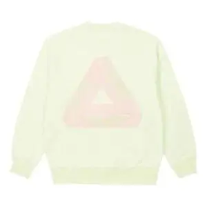 PALACE Fleece Tri-ferg Crew Sweater - Yellow