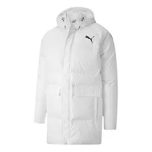 PUMA Down Jacket - White/black