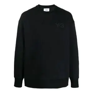 Adidas Y-3 Logo Crewneck Pullover - Black