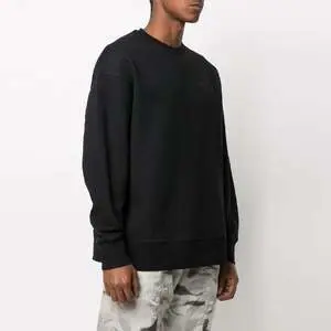Adidas Y-3 Ss21 Logo Round Neck Pullover - Black