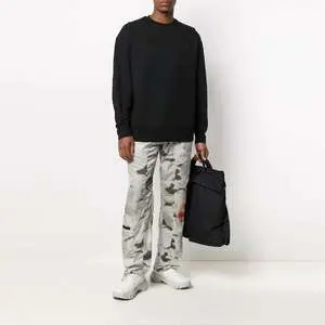 Adidas Y-3 Ss21 Logo Round Neck Pullover - Black